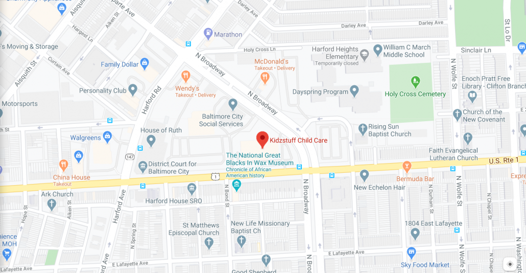 Map-to-Kidzstuff - KidzStuff Childcare Center